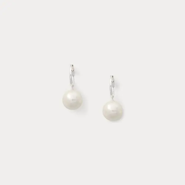 Ralph Lauren Faux- Drop Earrings - Pearl