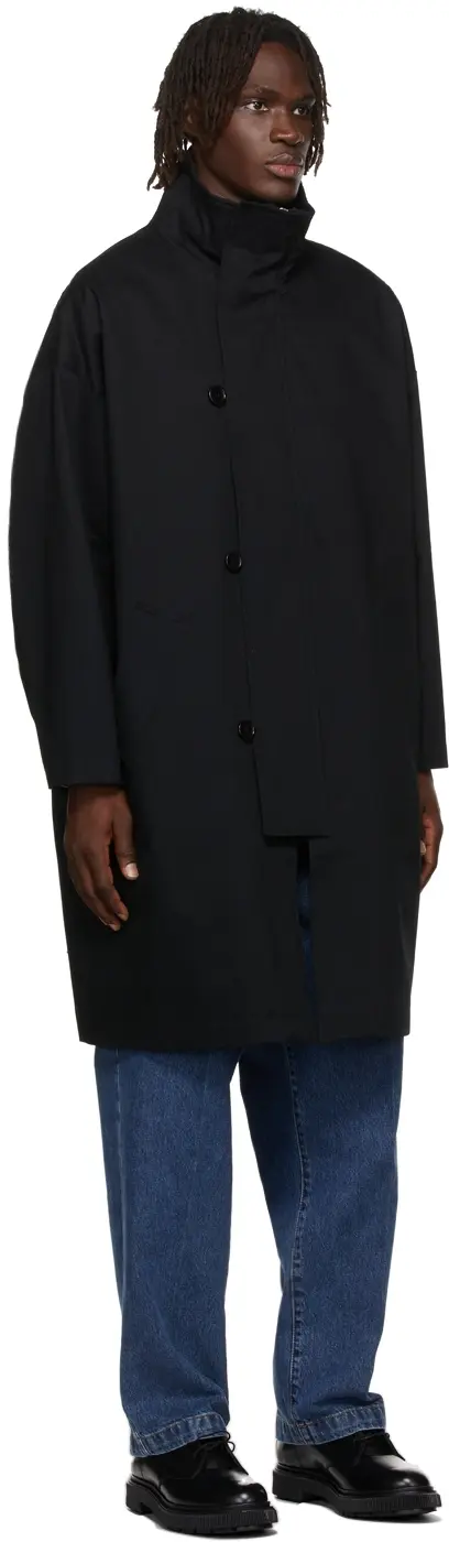 Mfpen Johnston Coat In Black - 39% Off | Editorialist