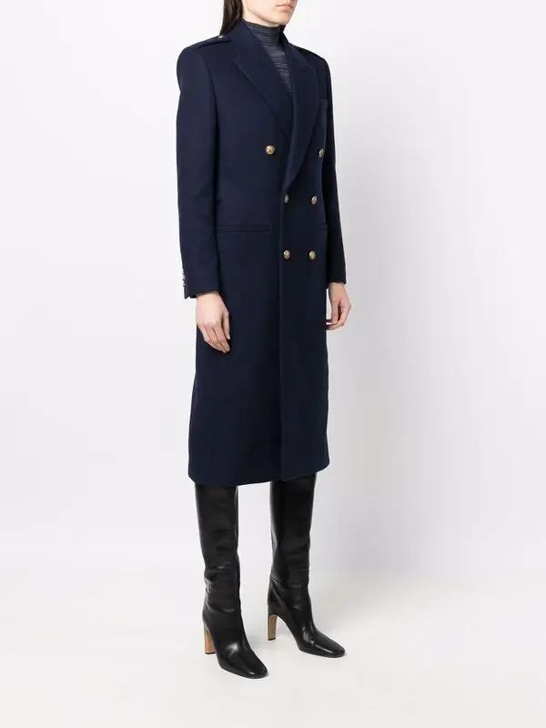 Saint Laurent Double-breasted Tailored Coat