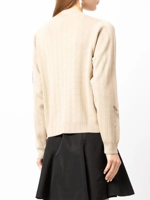 Shiatzy Chen Embroidered Crew-neck Jumper