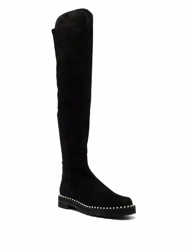 STUART WEITZMAN Over-the-knee Beaded Boots
