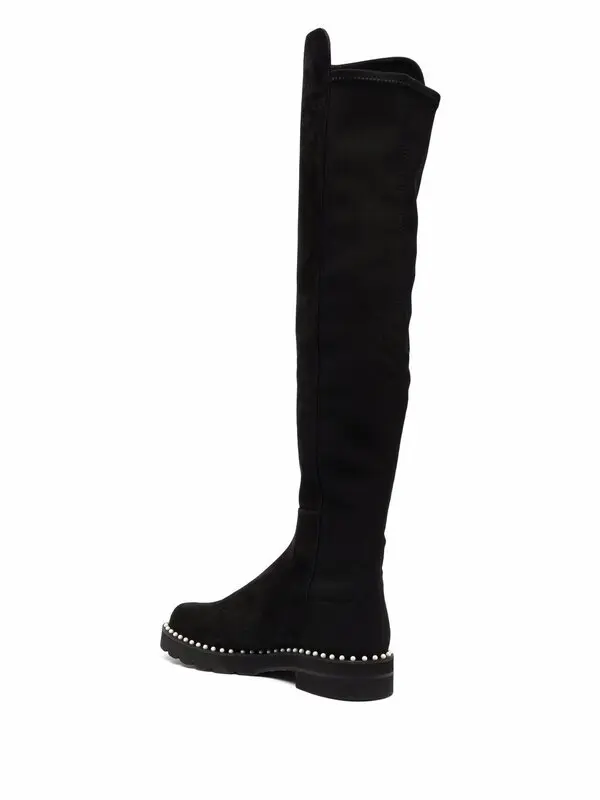 STUART WEITZMAN Over-the-knee Beaded Boots