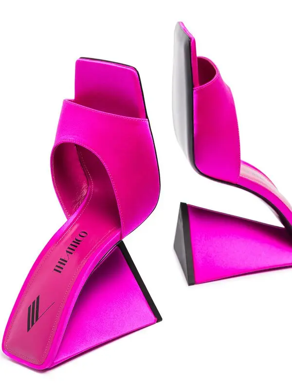 Attico Devon 115mm Satin Sandals