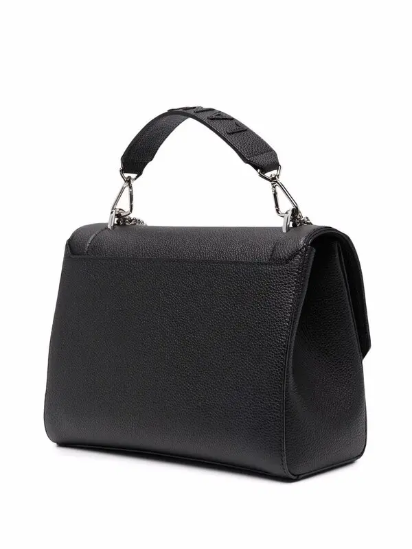 LANCEL Ninon De-l Flap Bag - Black