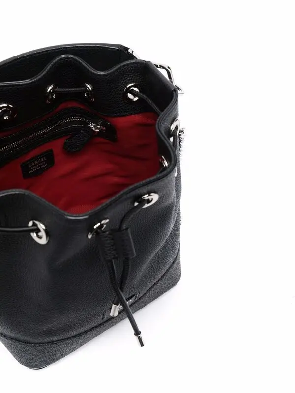 LANCEL Leather Bucket Bag
