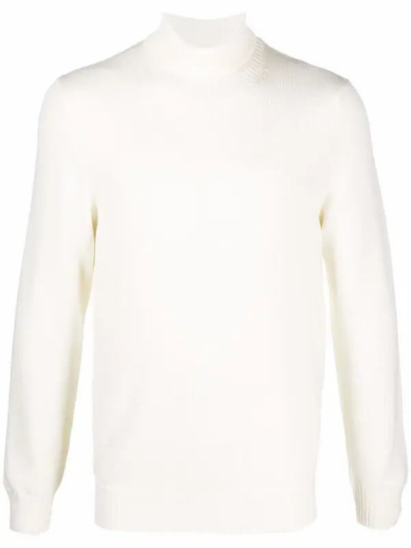 FILERIA Roll Neck Jumper - Neutrals