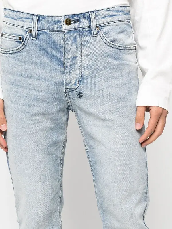 Ksubi Hazlow Washed Slim-fit Jeans - Blue