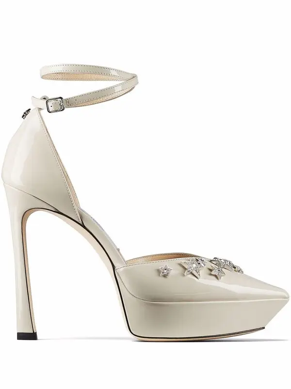 JIMMY CHOO Dahl Crystal-embellished 125mm Pumps