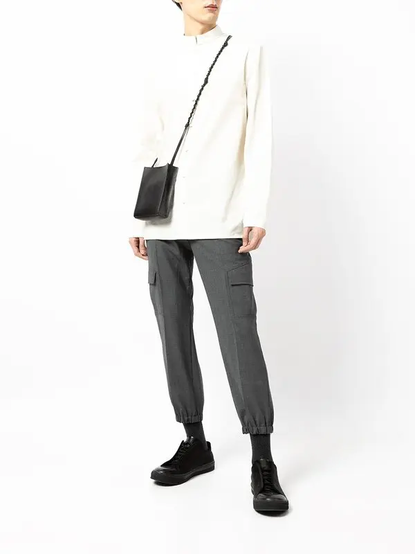 Shiatzy Chen Mandarin-collar Long-sleeve Shirt