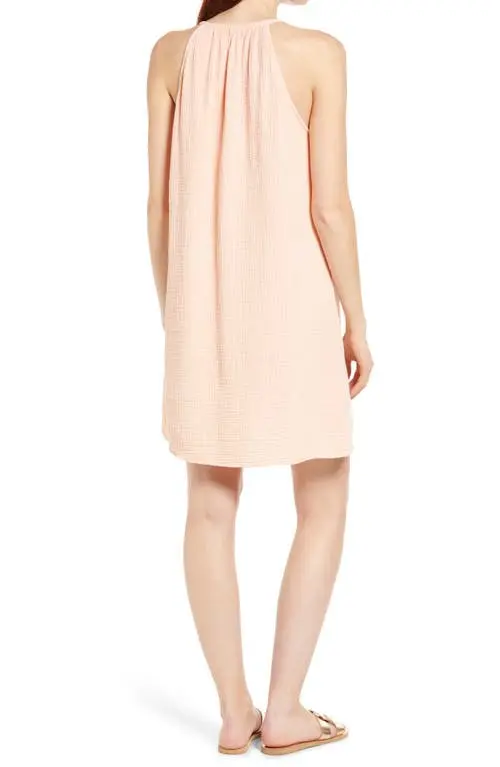 MATERNAL AMERICA V-neck Trapeze Maternity Dress