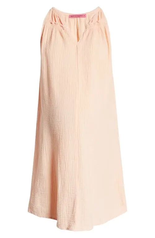 MATERNAL AMERICA V-neck Trapeze Maternity Dress