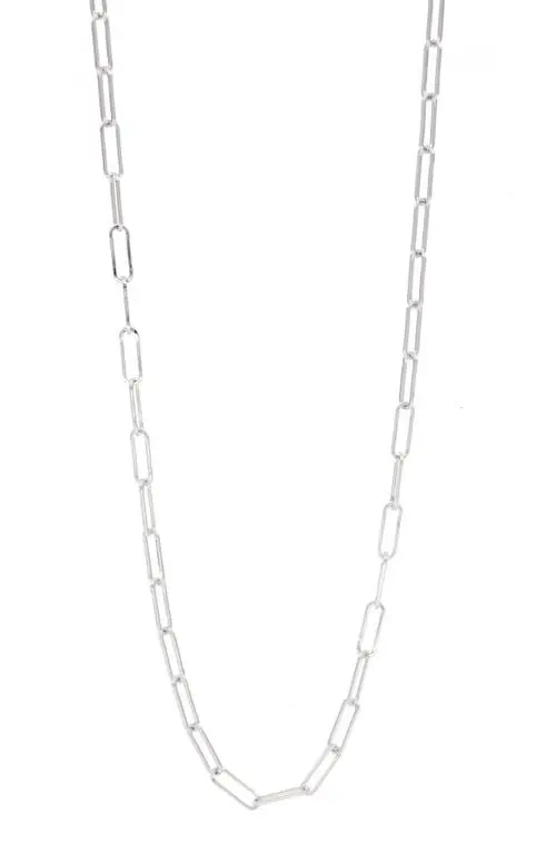Bony Levy Ofira 14k Gold Paper Clip Chain Necklace - 14k White Gold