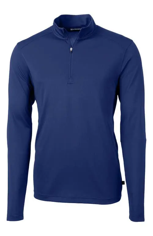 Cutter & Buck Virtue Piqué Quarter-zip Pullover - Tour Blue