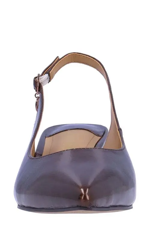 J. Reneé Shayanne Pointed Toe Slingback Pumps - Bronze