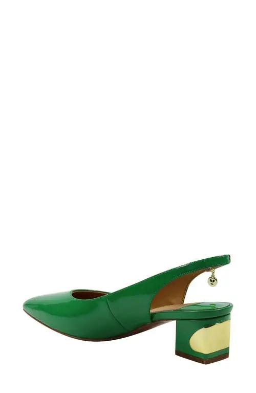 J. Reneé Shayanne Pointed Toe Slingback Pumps - Green