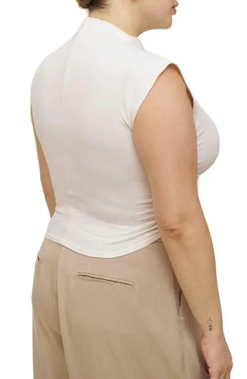 REFORMATION Lindy Ruched Crop Top