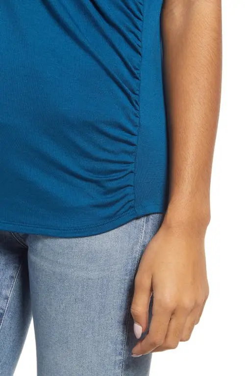 Loveappella Faux Wrap Tank - Teal