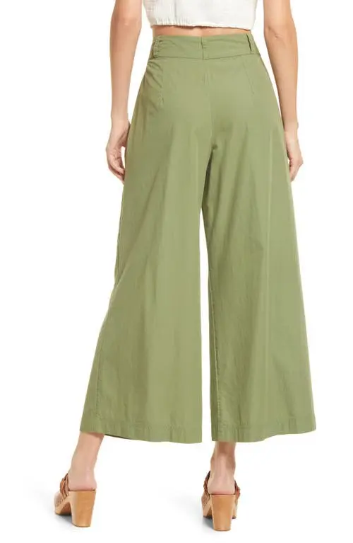 Free People Menorca Crop Wide Leg Cotton Pants