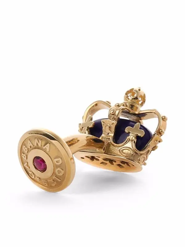 Dolce & Gabbana 18k Royal Lapis Lazuli, Ruby And Sapphire Cufflinks - Gold