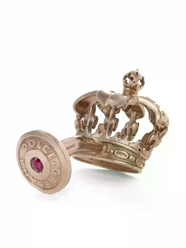 Dolce & Gabbana 18k White Royal Diamond Cufflinks - Silver