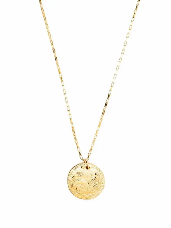 ALIGHIERI Medium Leone Pendant Necklace - Gold