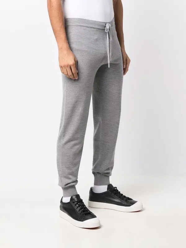 Corneliani Drawstring Virgin Wool-blend Track Pants
