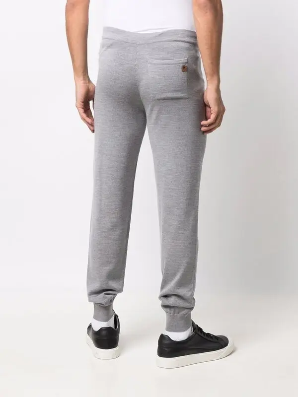 Corneliani Drawstring Virgin Wool-blend Track Pants