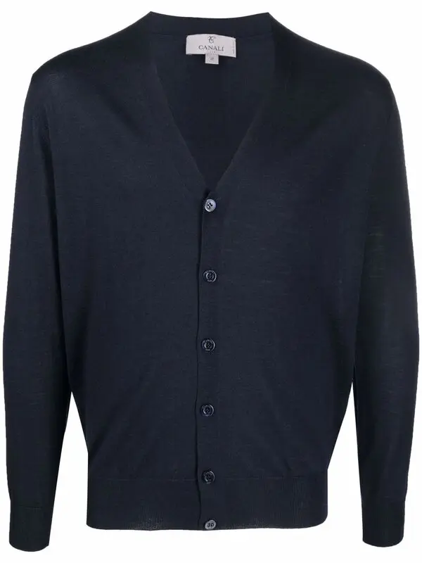 Canali V-neck Cardigan