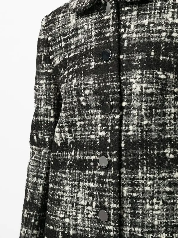 Paule Ka Tweed Collared Coat