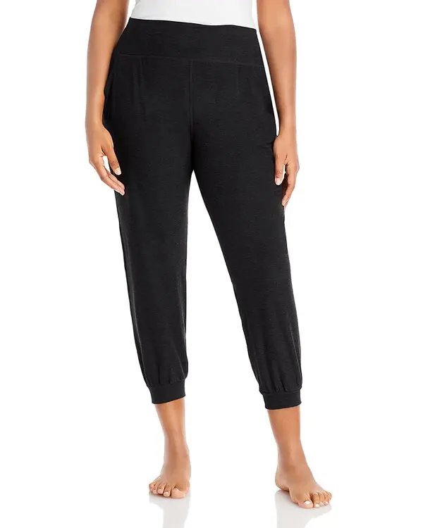 Beyond Yoga Spacedye Bopo Midi Jogger Pants - Darkest Night