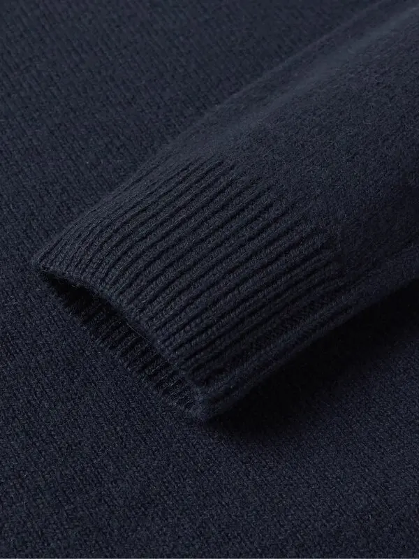 THE ELDER STATESMAN Cashmere Crewneck Sweater - Blue
