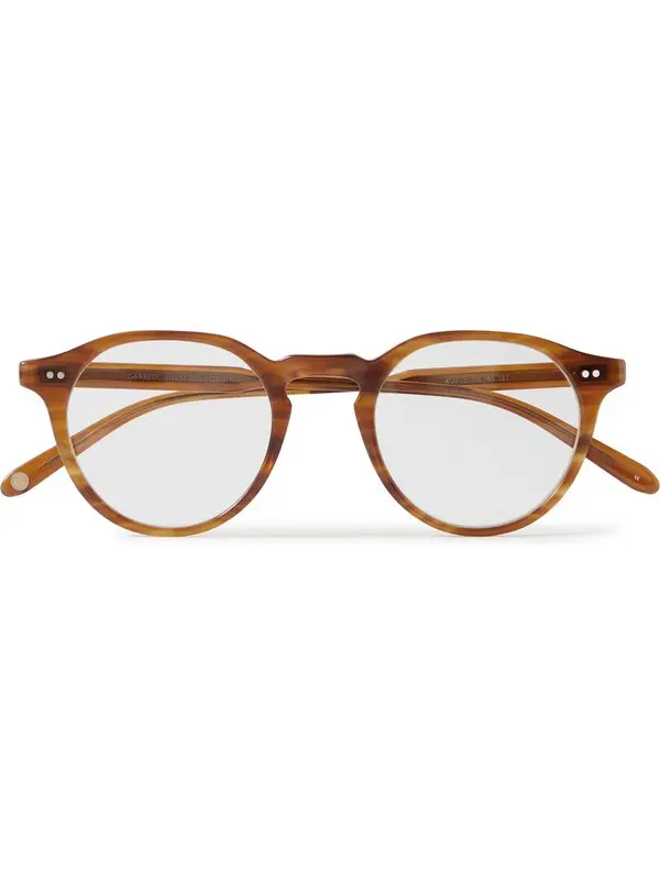 Garrett Leight Royce Round-frame Acetate Optical Glasses