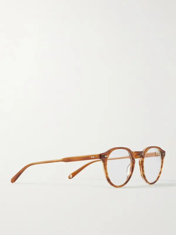 Garrett Leight Royce Round-frame Acetate Optical Glasses