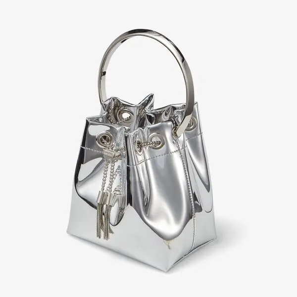 JIMMY CHOO Bon Bon Mini Bag - Silver