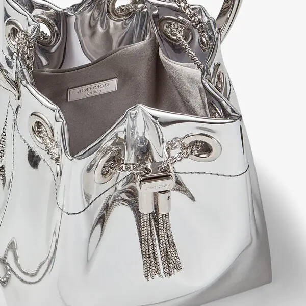 JIMMY CHOO Bon Bon Mini Bag - Silver