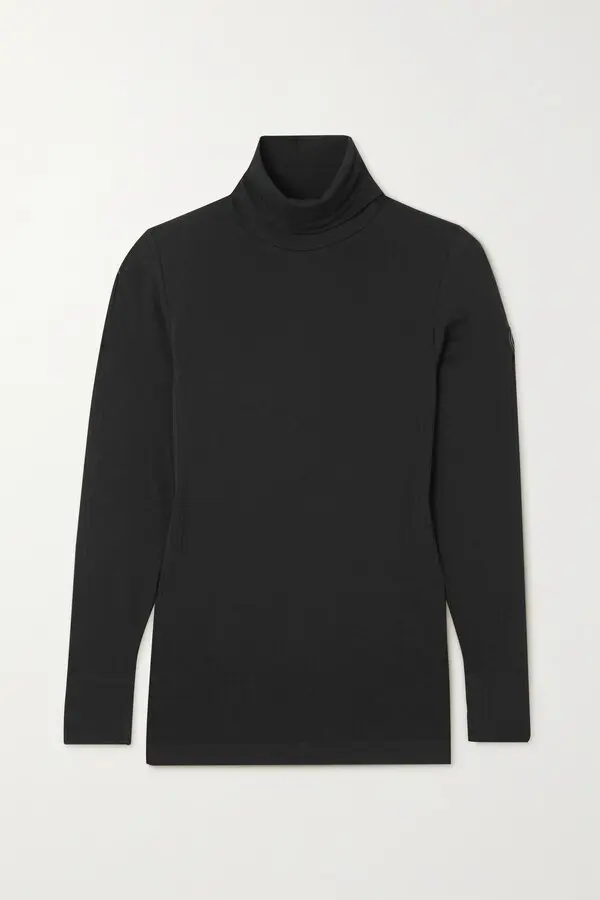 Fusalp Alisier Ii Modal-blend Turtleneck Top - Black
