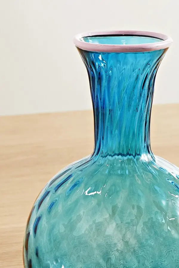 La DoubleJ Murano Glass Carafe - Blue