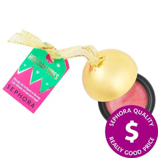 SEPHORA COLLECTION Mini Holiday Vibes Lip Gloss Ornament