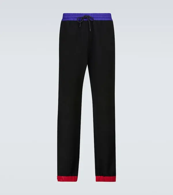 Moncler Fleece Wool-blend Pants