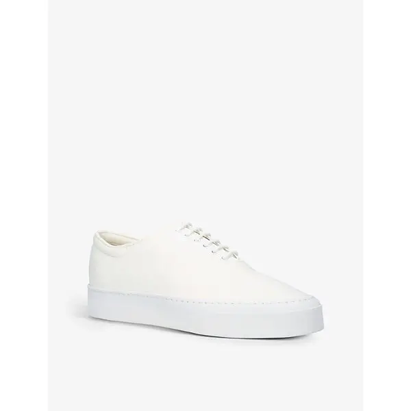THE ROW Marie H Lace-up Leather Trainers