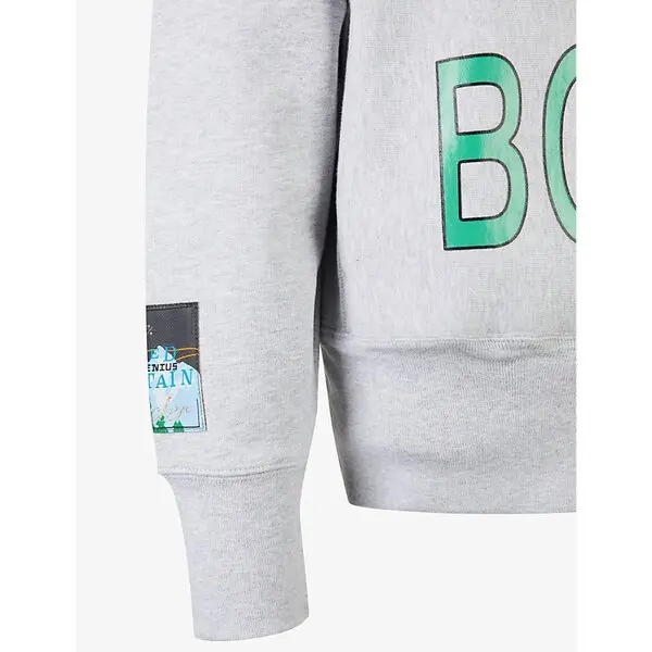 Moncler X Advisory Board Crystals Brand-Print Cotton-Blend Hoody