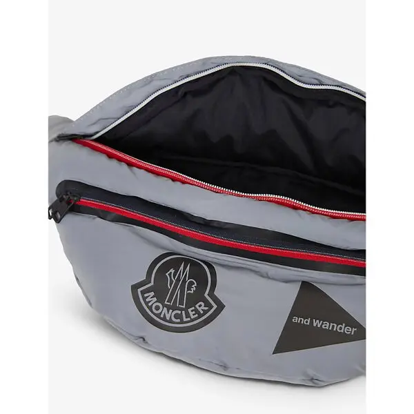 MONCLER and wander ボディバッグ Moncler X 1952 X And Wander Graphic-Print Shell Belt Bag 1