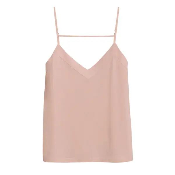 Cuyana Organic Pima Cami Top - Soft Rose
