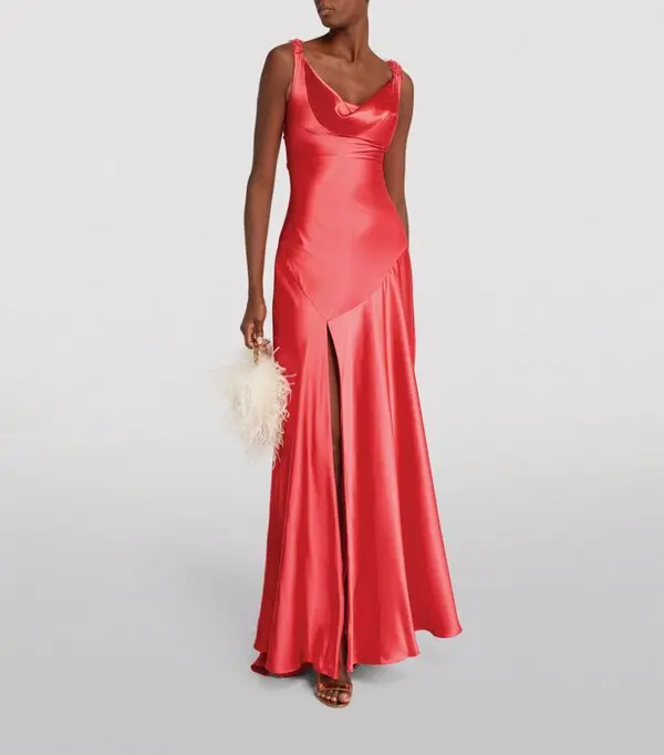 Jenny Packham X 007 Casino Royale Silk Gown - Pink | Editorialist