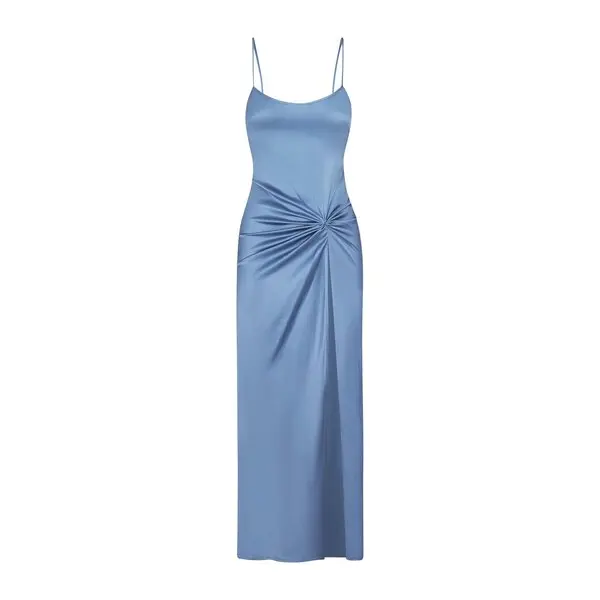 slim fit dress slacks Leila High Slit Sleeveless Evening Maxi Dress
