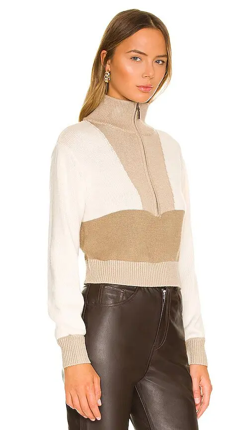 L'academie Cheshire Half Zip Sweater