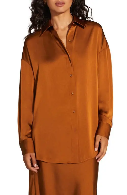 FAVORITE DAUGHTER The Smooth Ex-boyfriend Satin Shirt