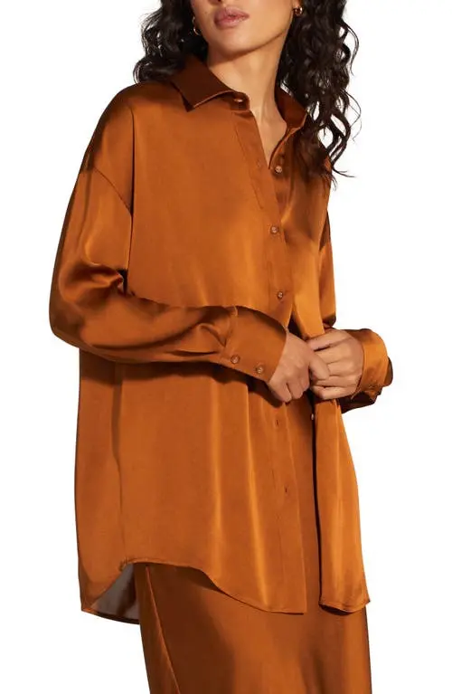 FAVORITE DAUGHTER The Smooth Ex-boyfriend Satin Shirt