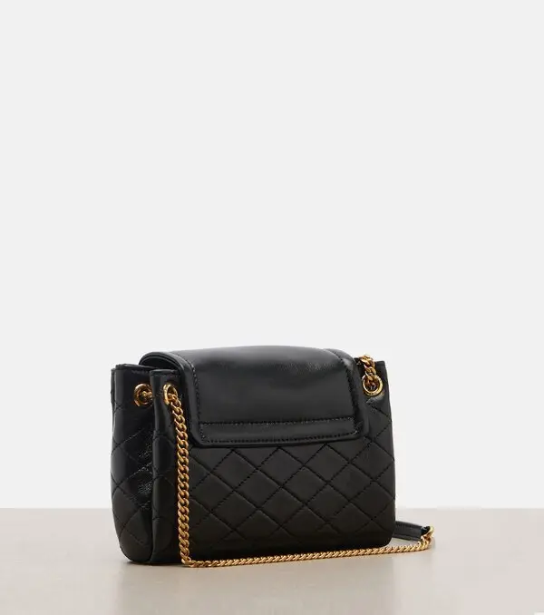 Saint Laurent Nolita Mini Leather Shoulder Bag - Black