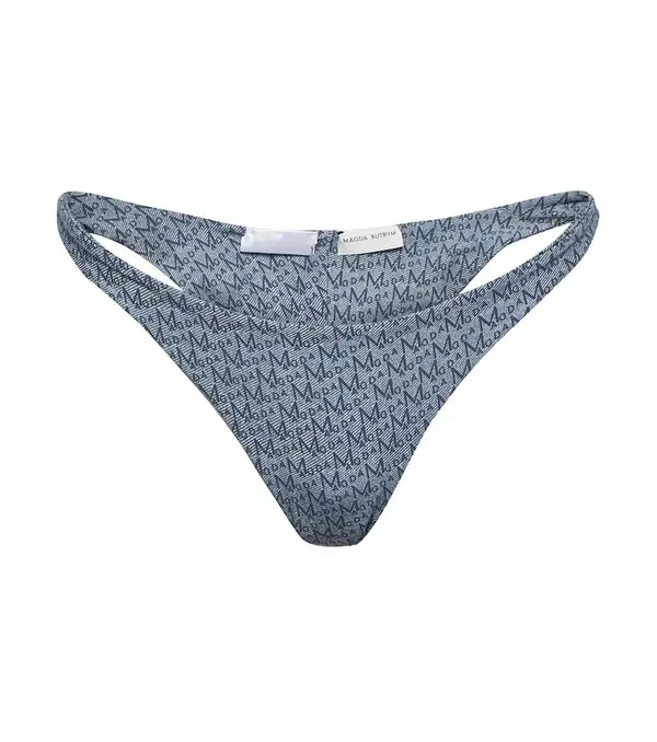 Magda Butrym Logo Bikini Bottom - Blue